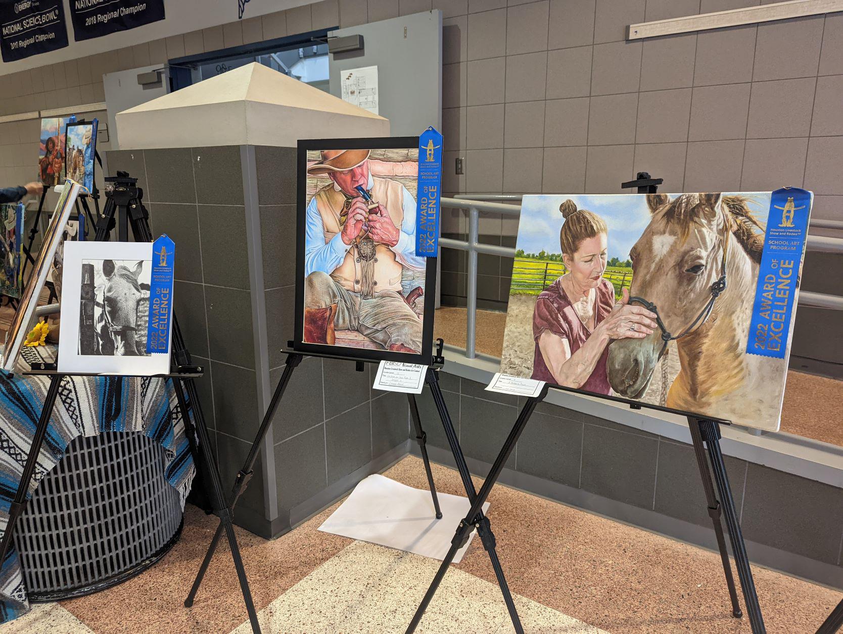 Fort Bend ISD art students show of creativity at annual Rodeo Art Show