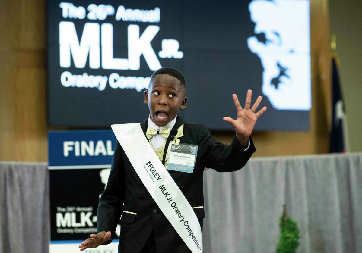 Fourth grader wins MLK oratory contest with message of ‘progress, not ...