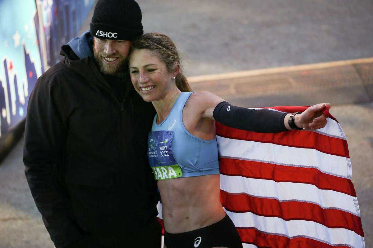 Sara Hall adds another American record to family history