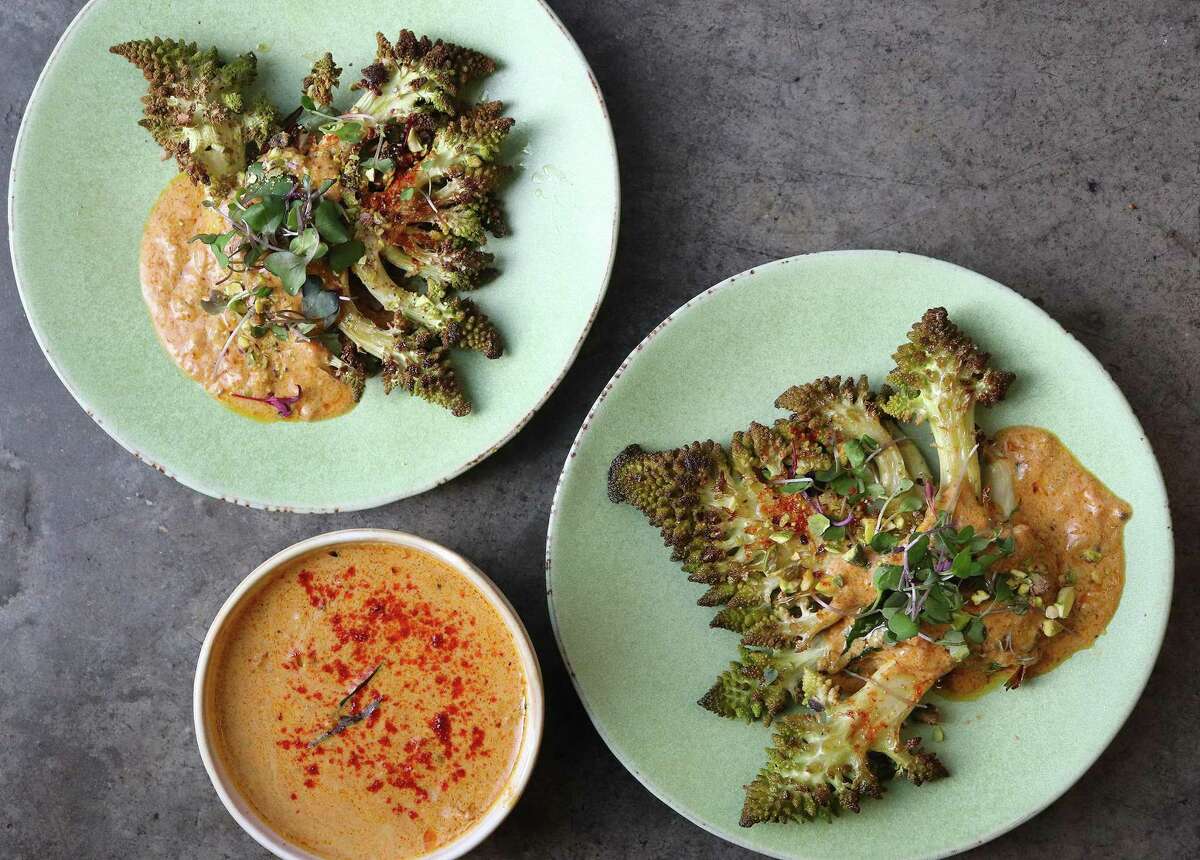 Roasted Romanesco ‘steak’ tastes as good as it looks