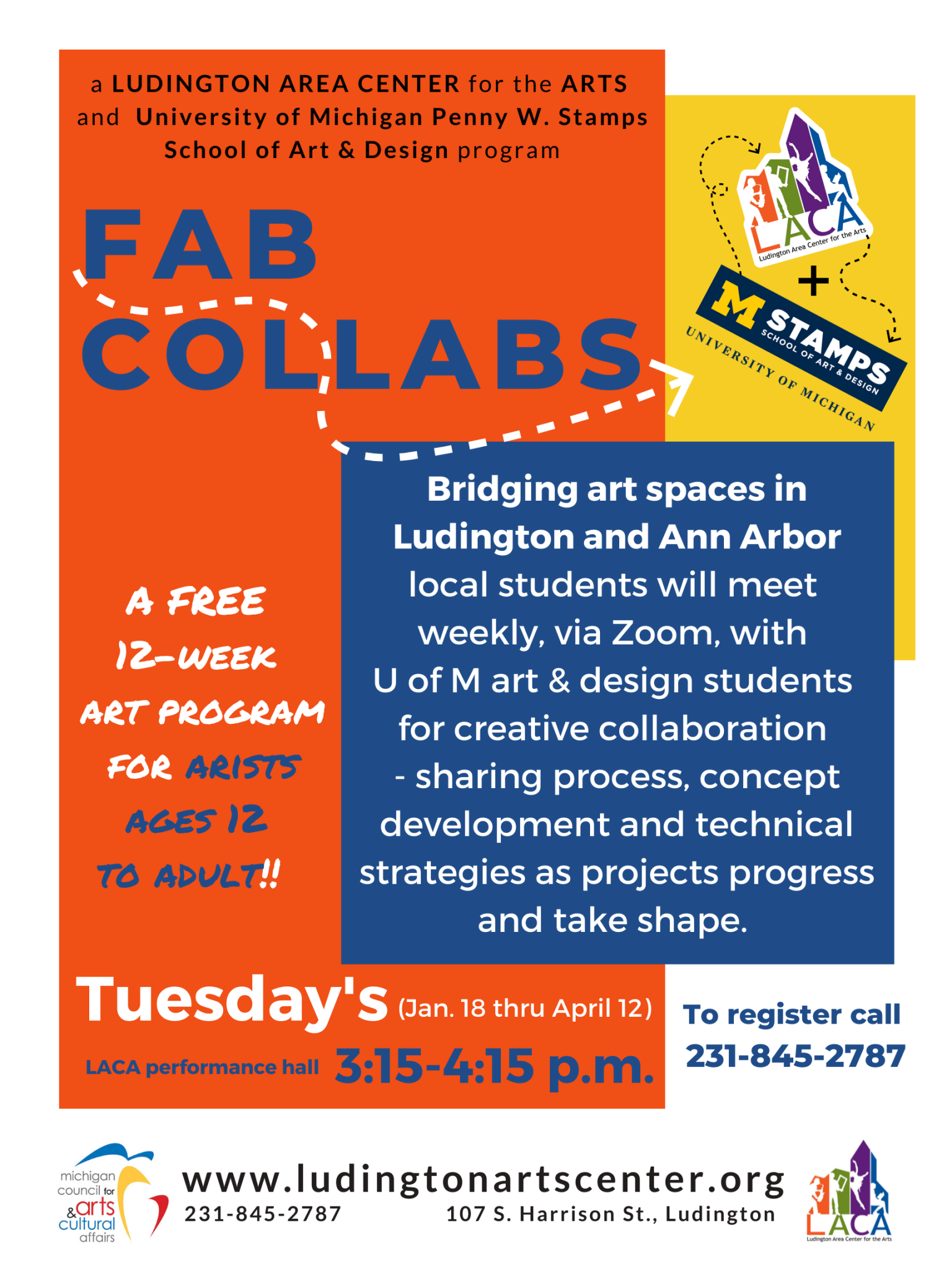 A free 12-week art program is now open through spring