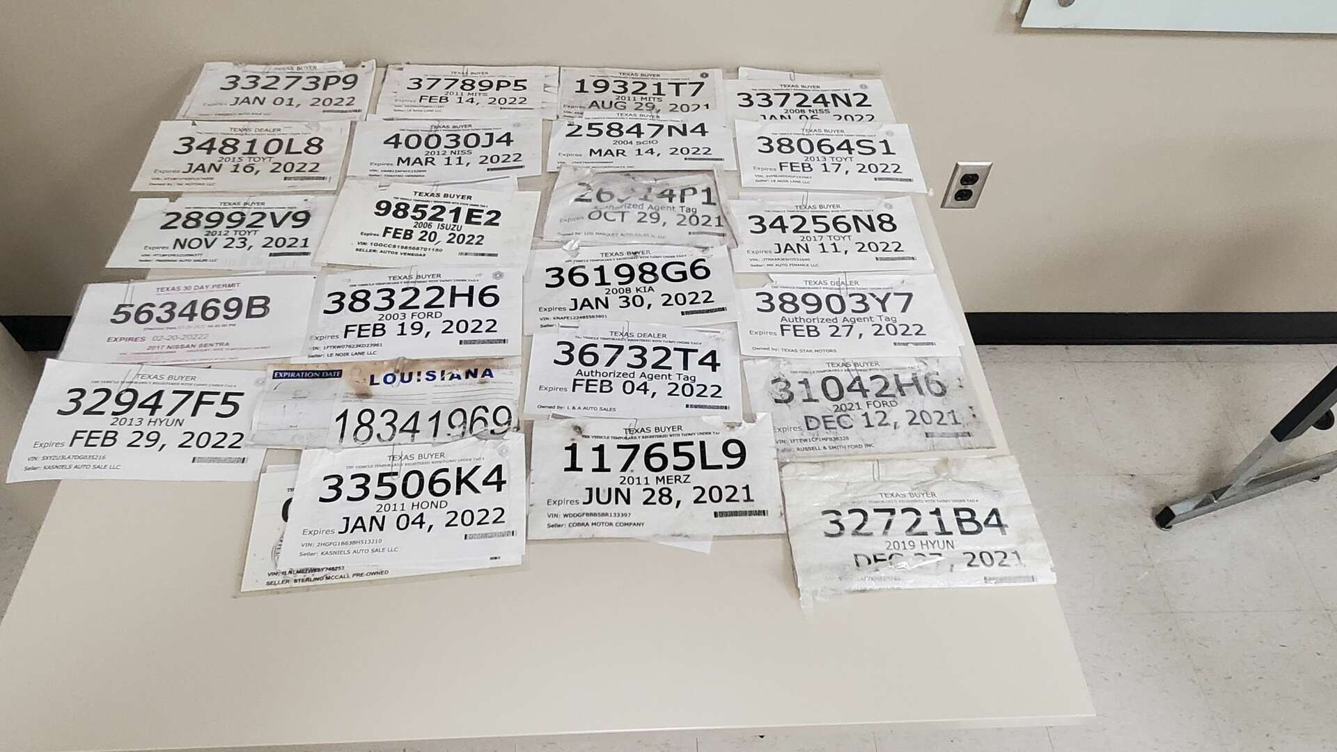 Man gets 5 years for helping sell 700K fake temporary Texas tags