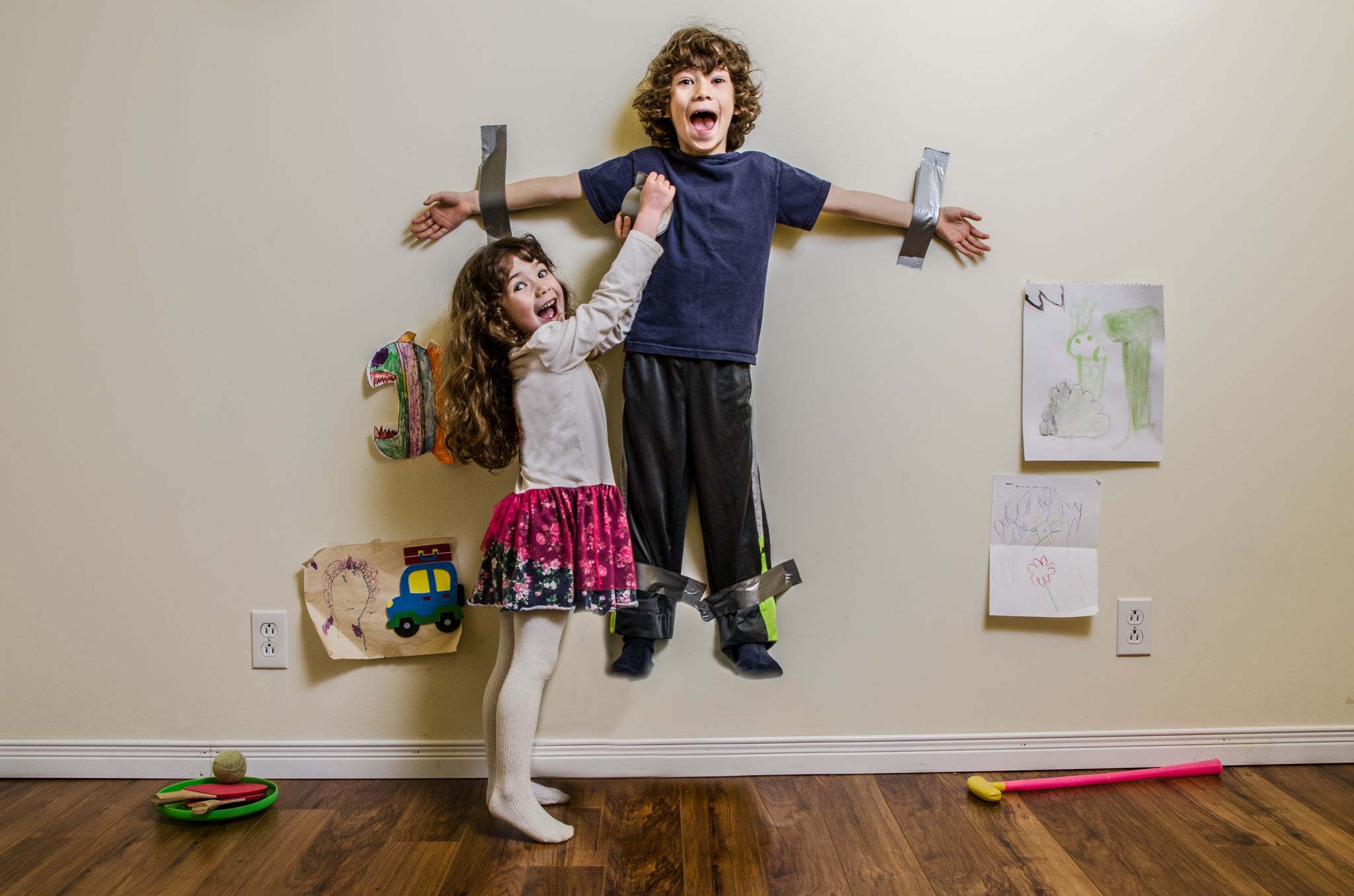 Keeping your kids entertained on their inclement weather day.