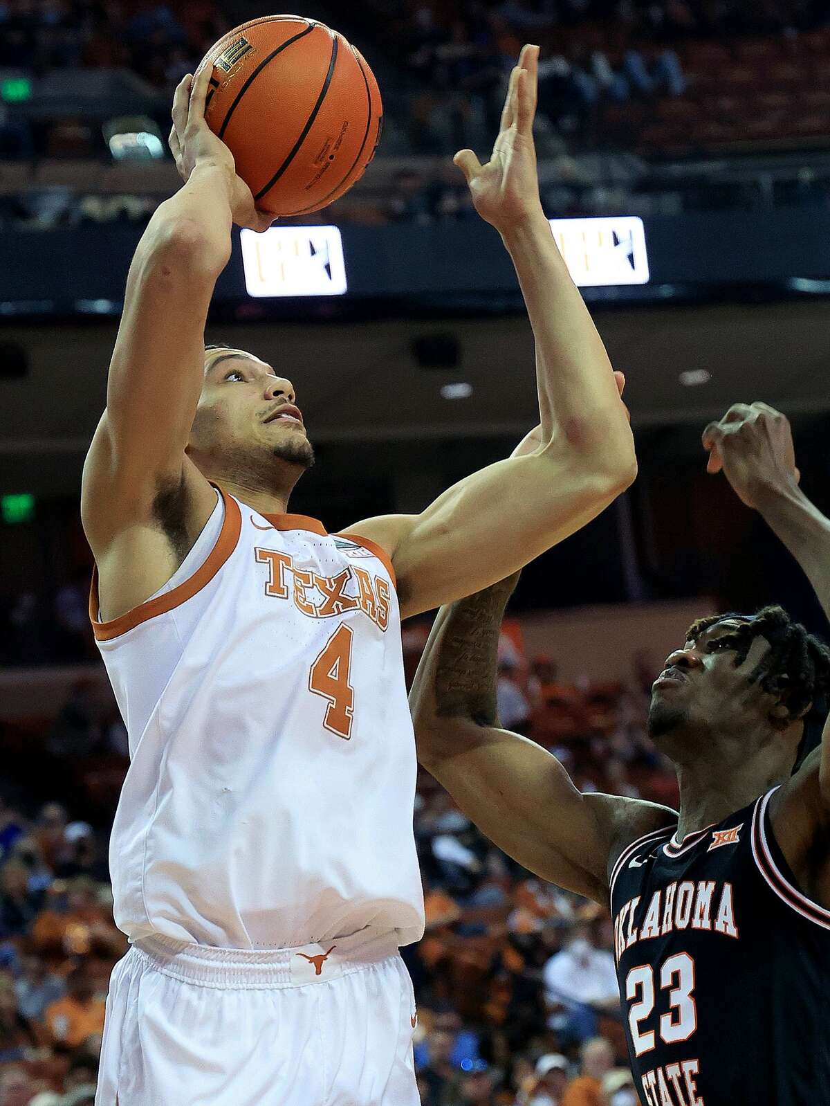 Jan. 22: No. 23 Texas 56, Oklahoma State 51