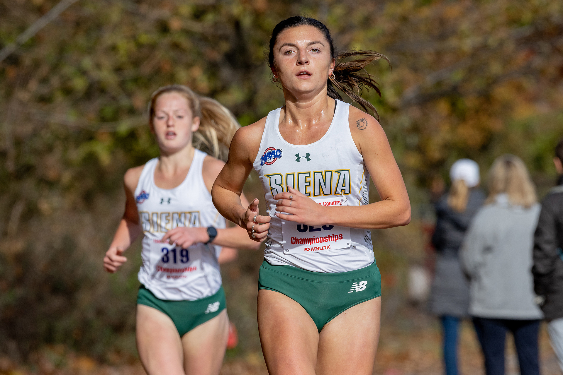 Three area runners have strong meet for Siena women's indoor track