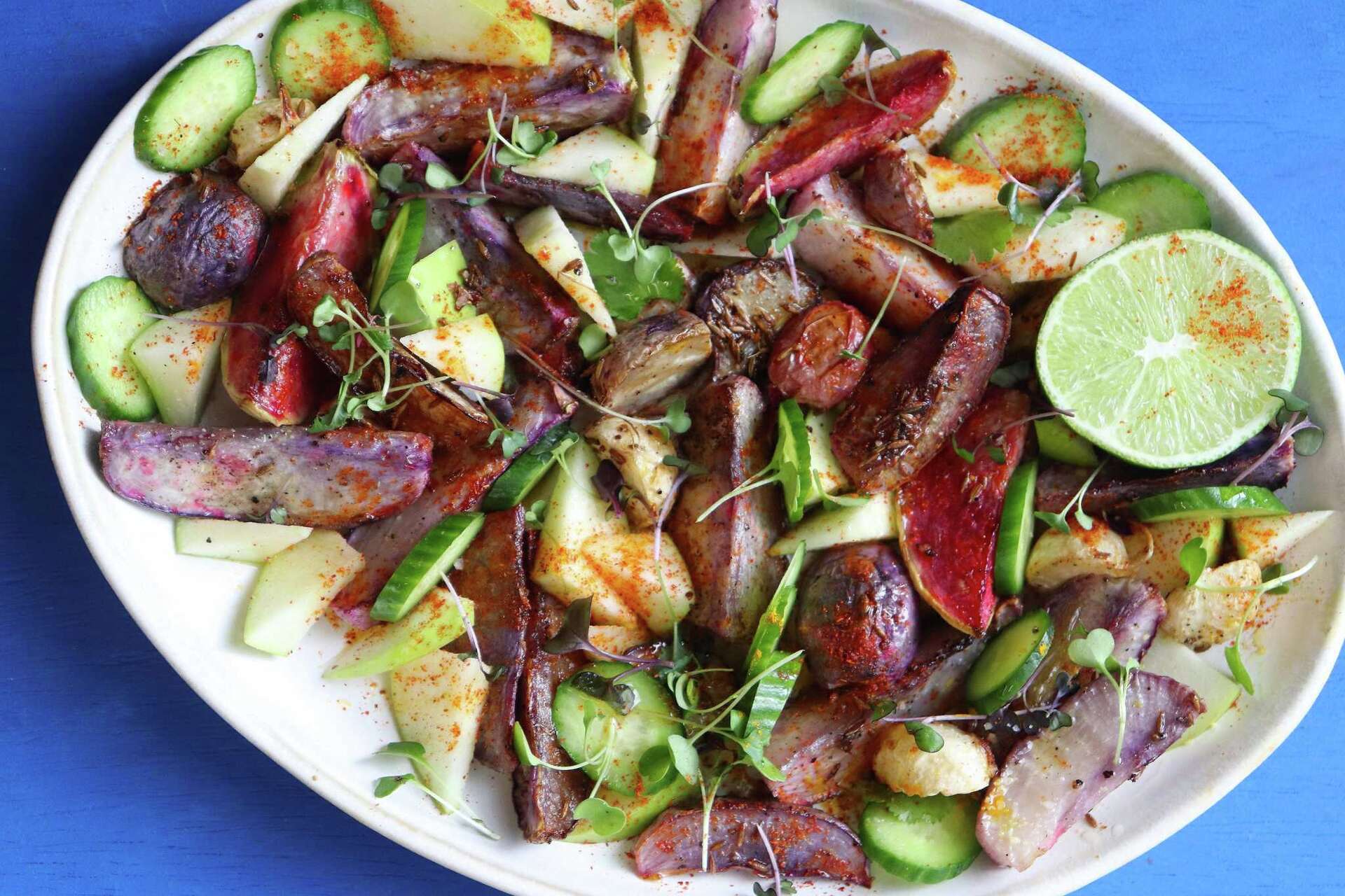 This Roasted Radish Salad is a gorgeous in-season treat