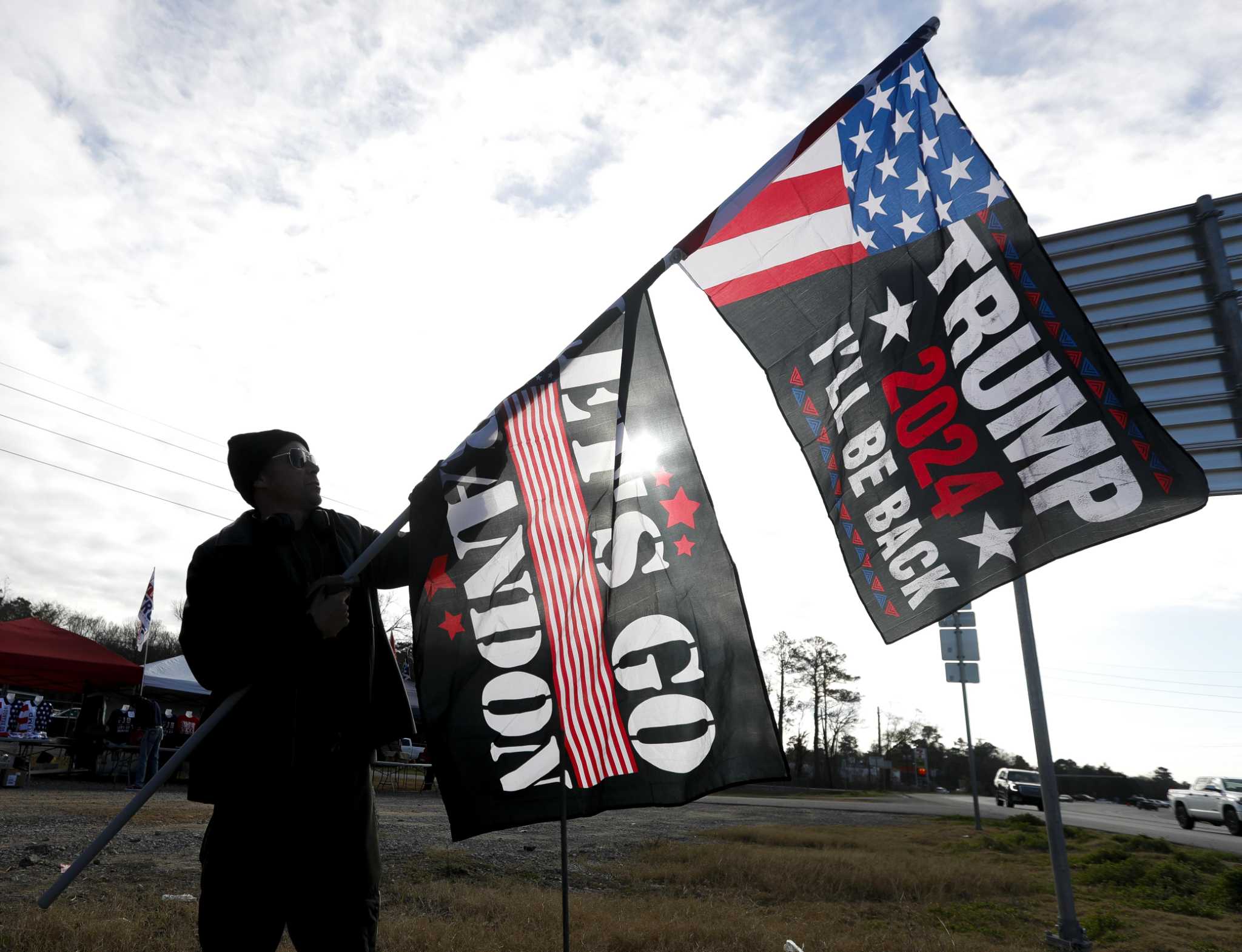 Getting ready for the weekend Save America Rally in Conroe