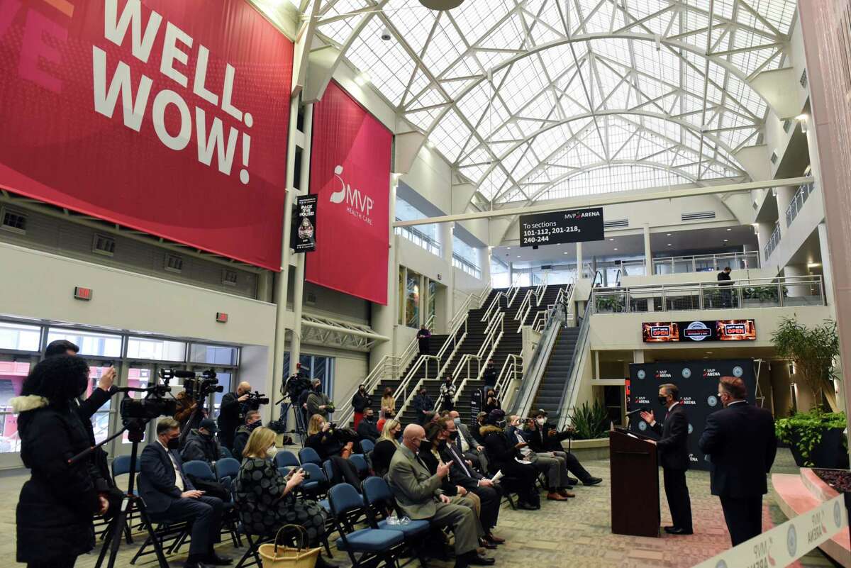 Albany County unveils renovations at newly named MVP Arena