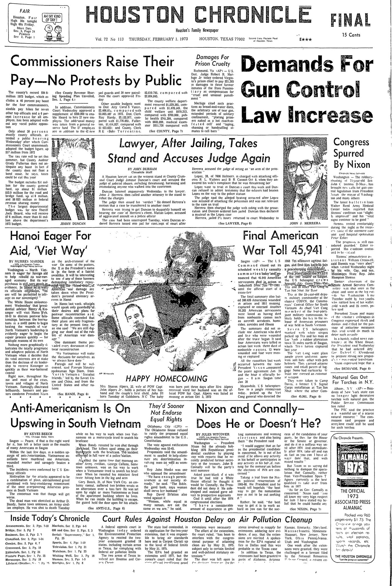 This day in Houston history, Feb. 1, 1973: Civil rights advocate jailed ...