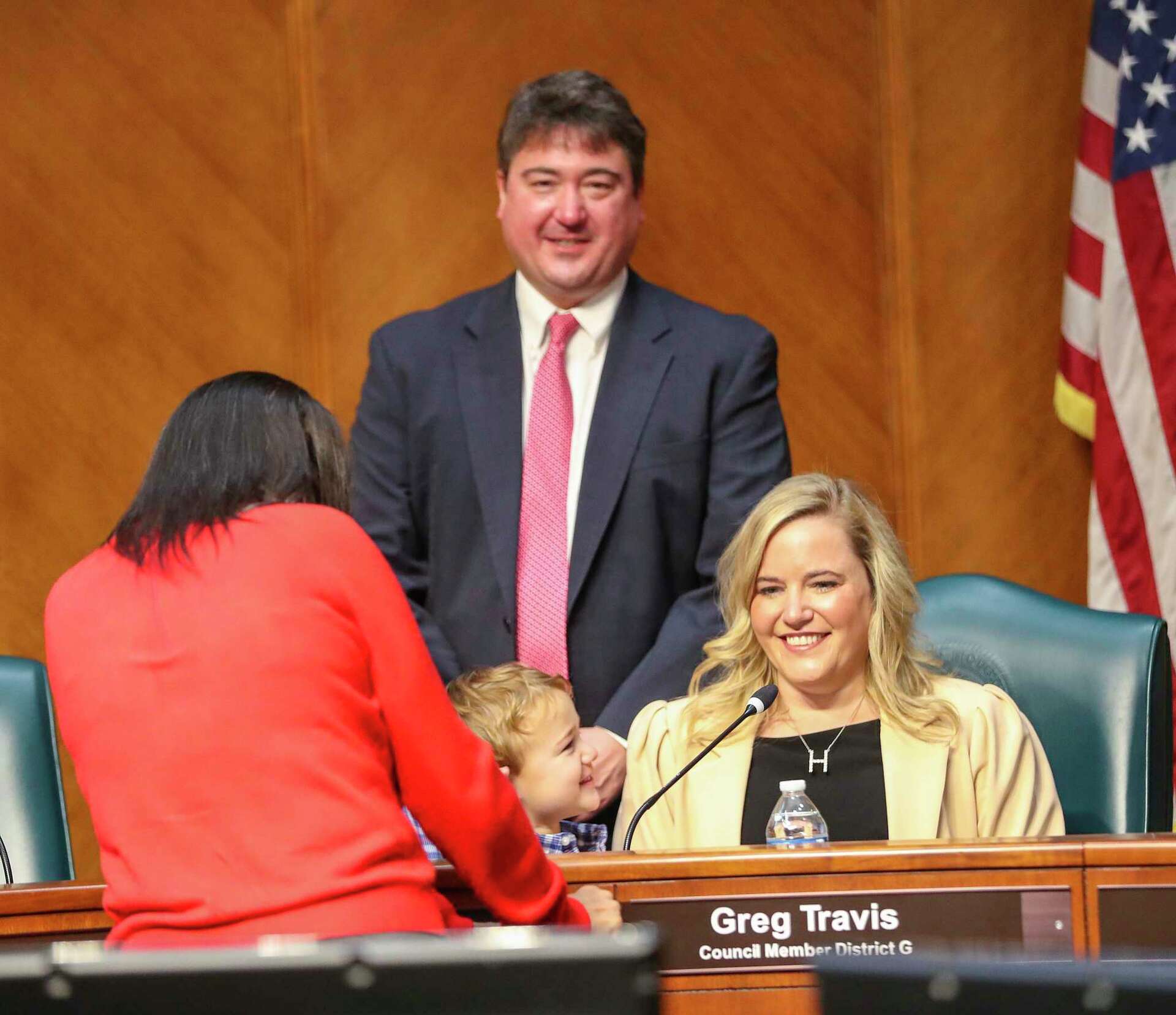 Huffman sworn in as Houston City Council says goodbye to Travis