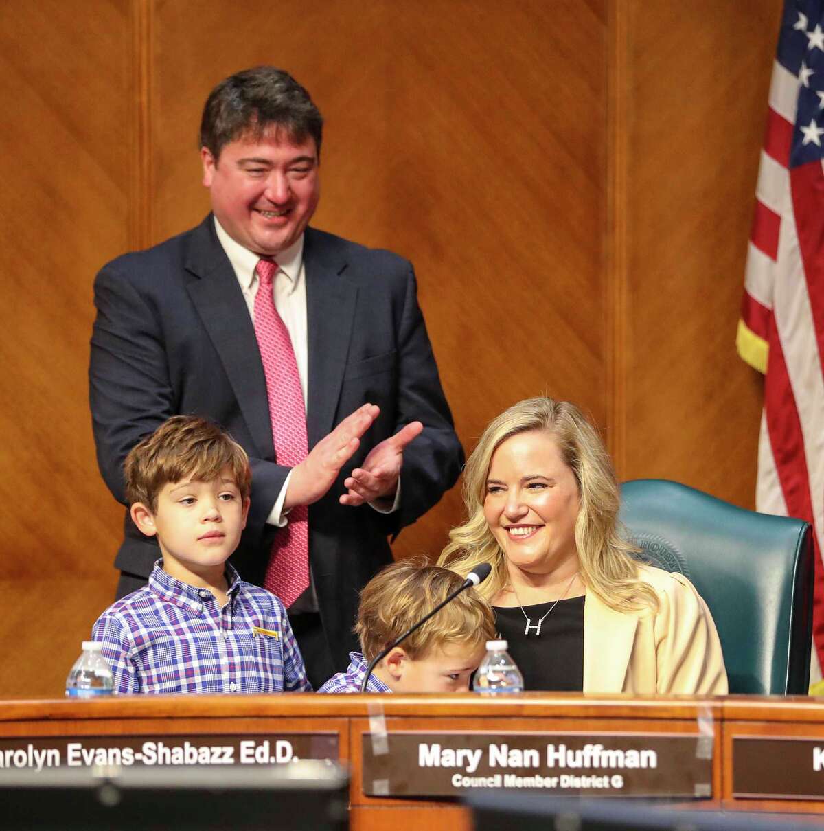 Huffman sworn in as Houston City Council says goodbye to Travis