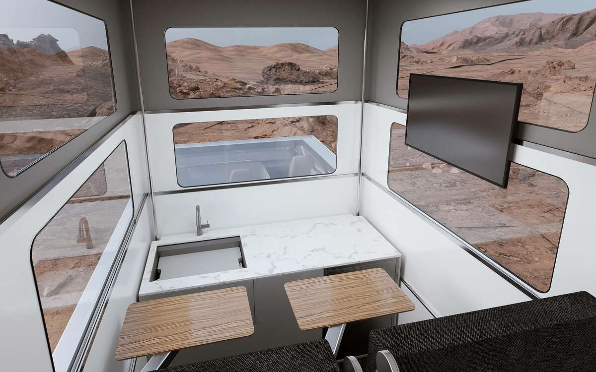 CyberLandr is a ‘disappearing’ glamper, mobile office and more