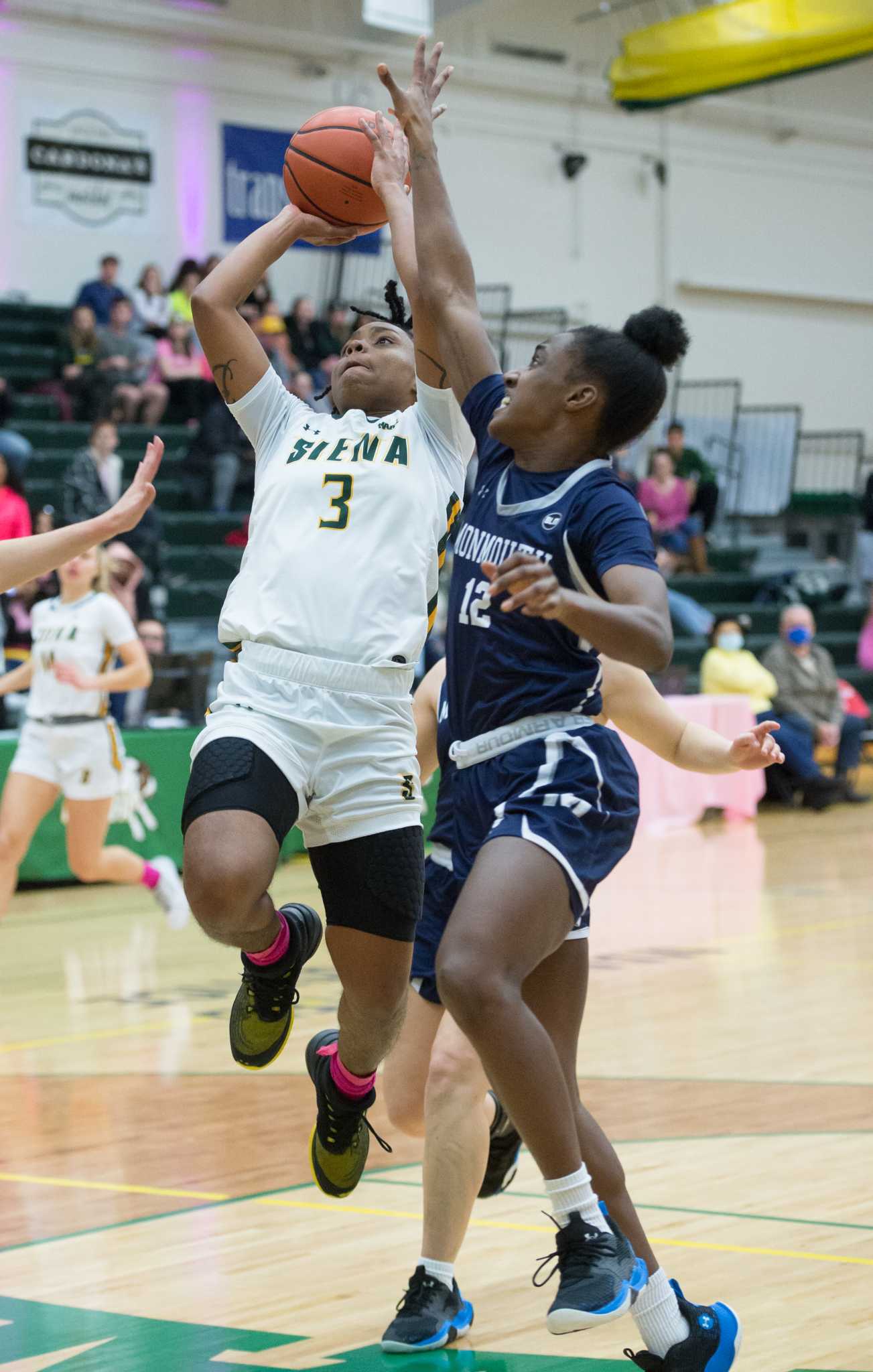 Siena women's basketball downs Monmouth in Pink Zone game