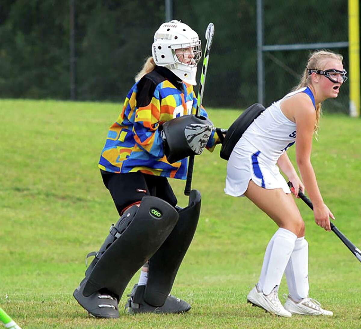 Kaitlyn O’Brien is Simsbury’s goalie for all seasons
