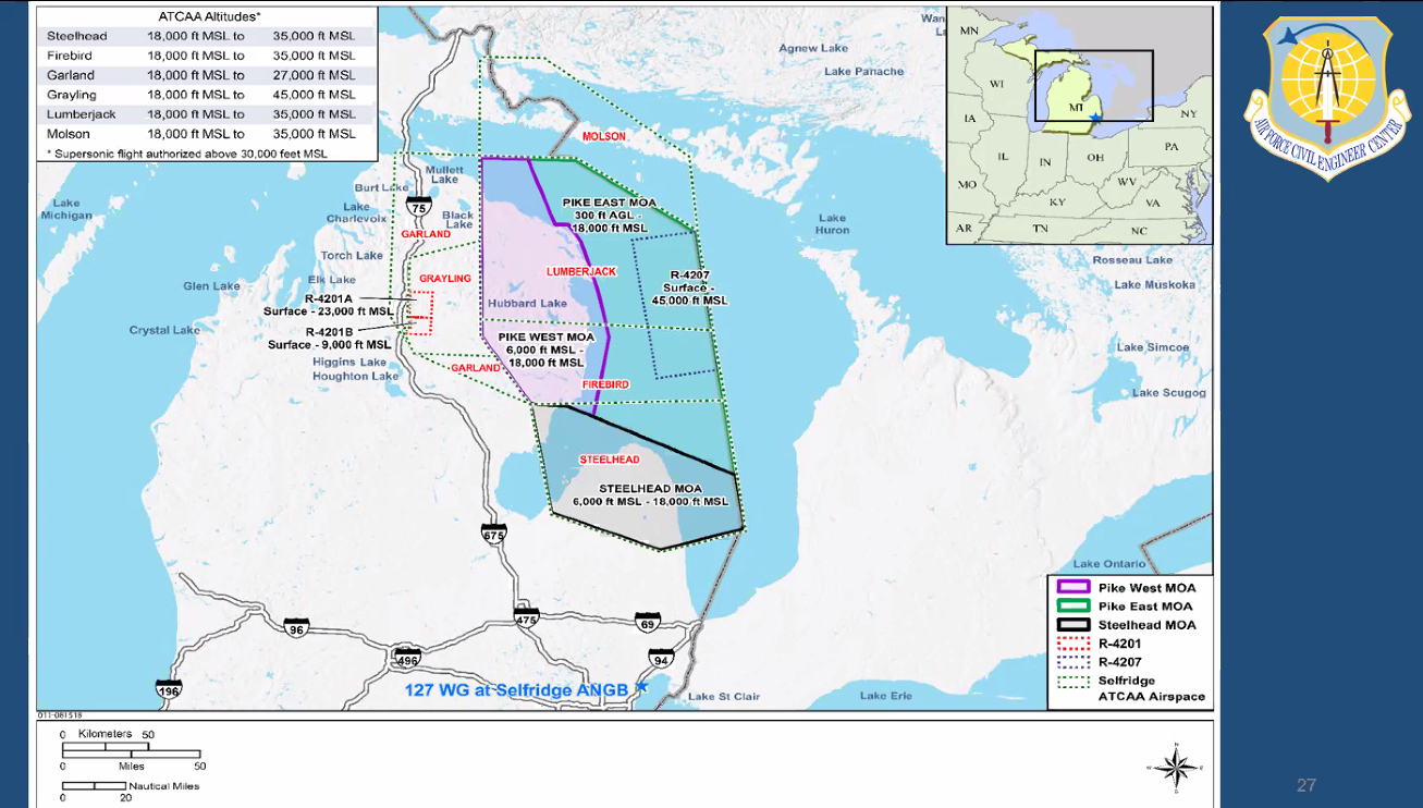 Michigan is second choice for Air Force test flight proposal