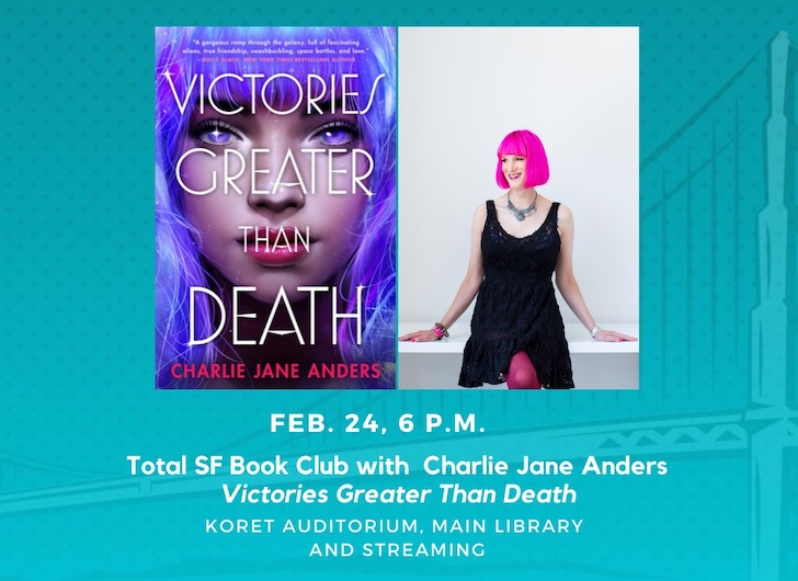 Total SF Book Club event with Charlie Jane Anders