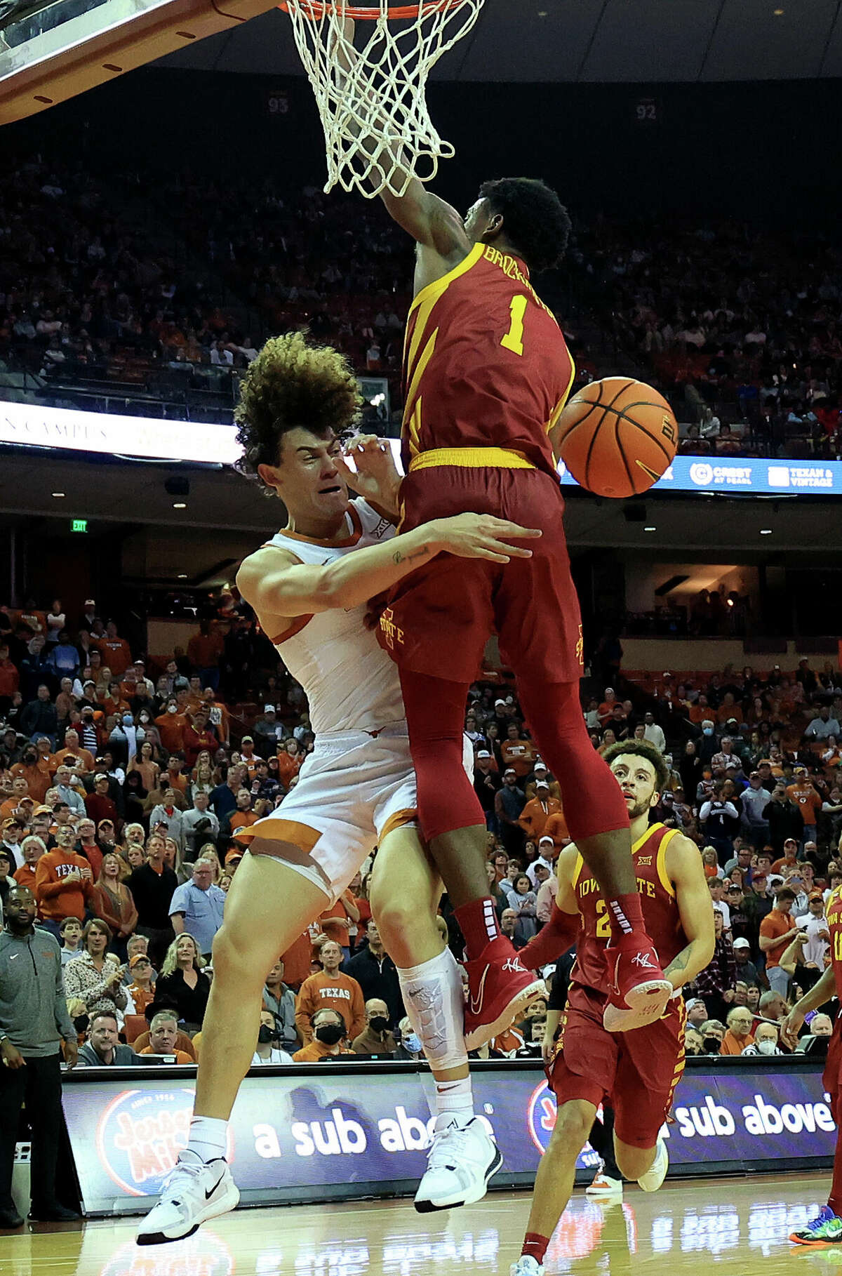 Texas uses huge second half to rout Iowa State