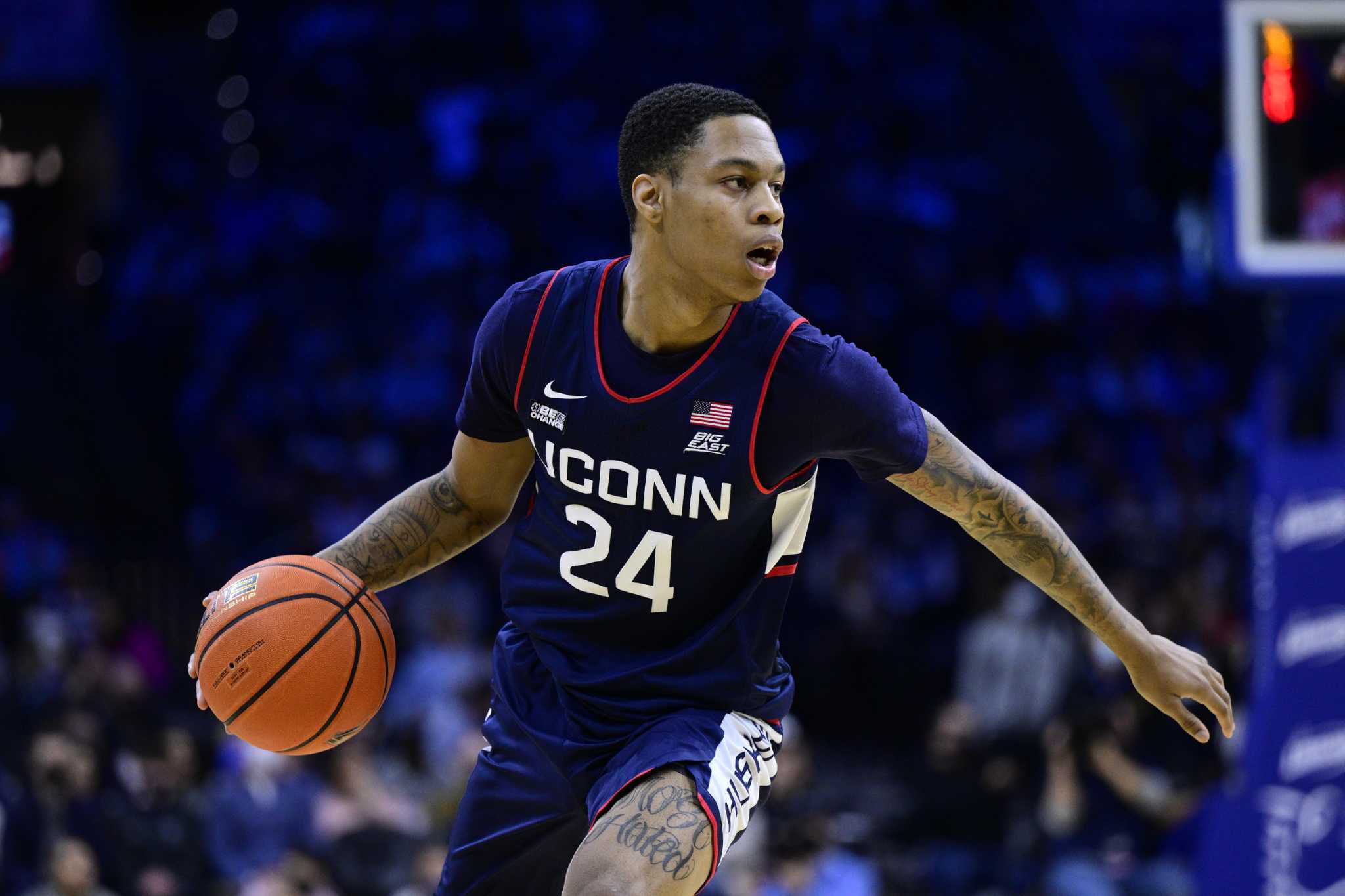 UConn's Jordan Hawkins could have a future in the NBA