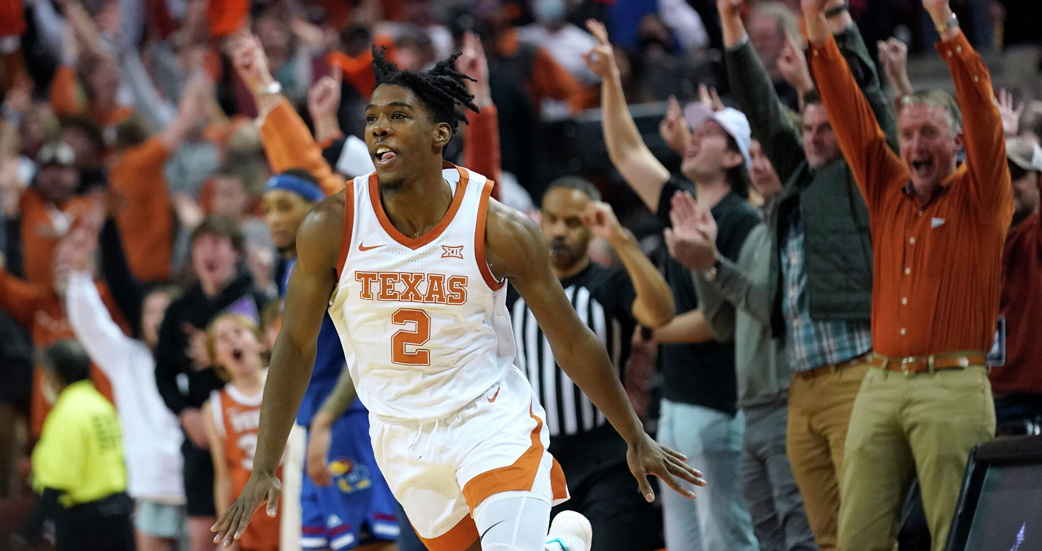 Texas holds off Kansas to secure biggest win of the season