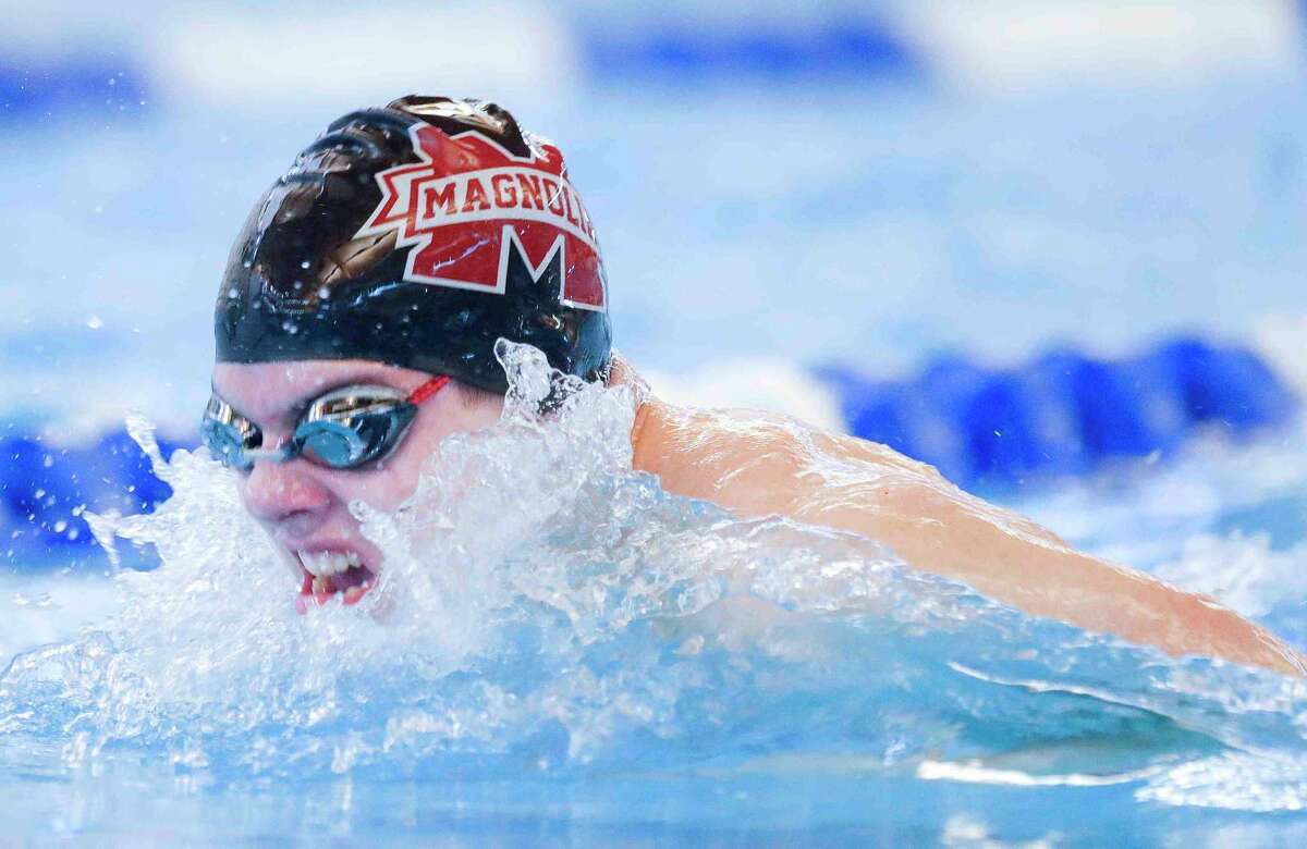 Magnolia sees big success at region meet; Jacob Whitaker swims to ...