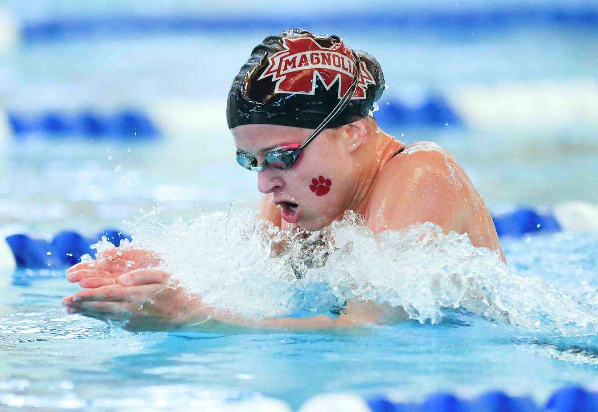 Magnolia sees big success at region meet; Jacob Whitaker swims to ...
