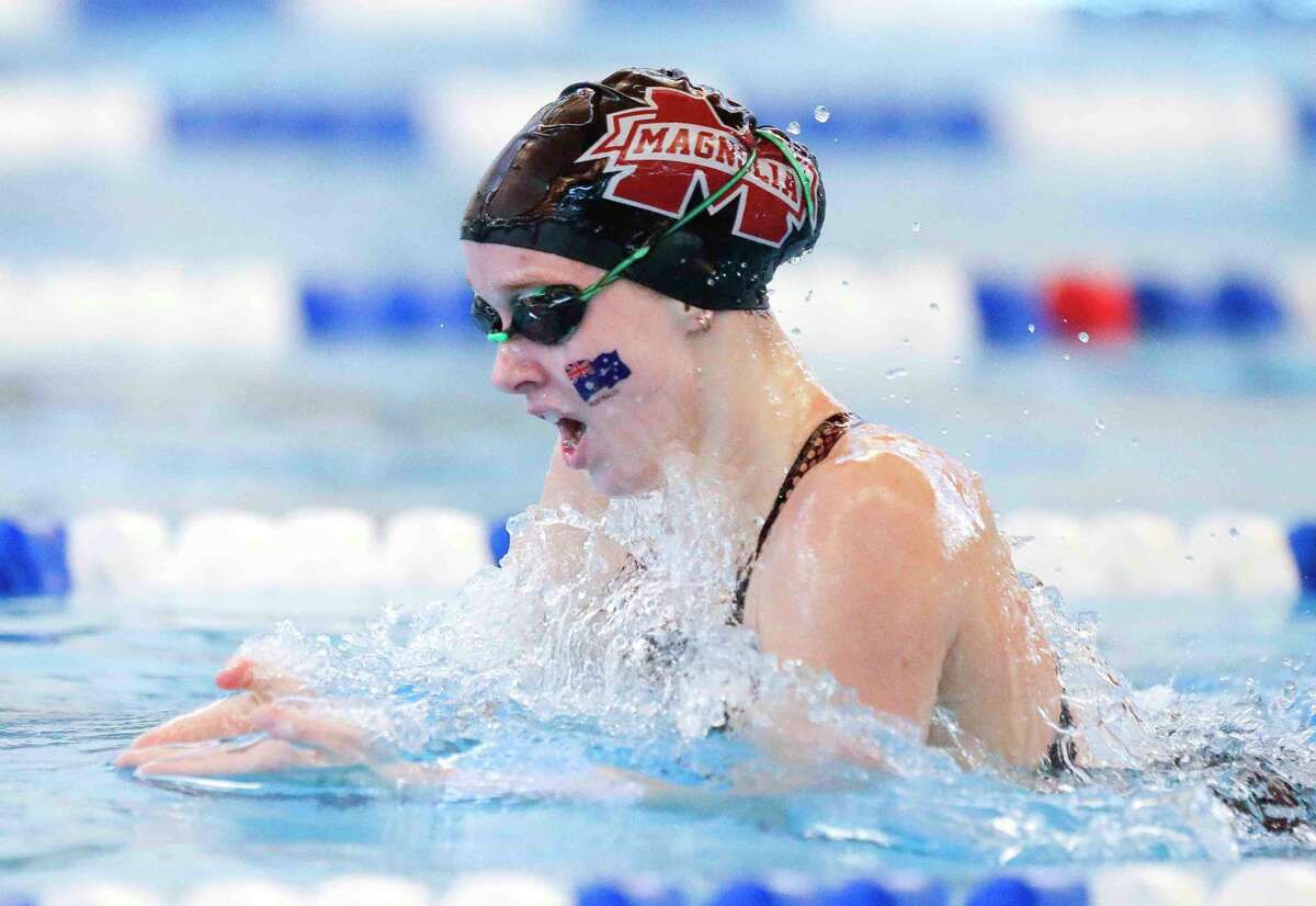 Magnolia sees big success at region meet; Jacob Whitaker swims to ...