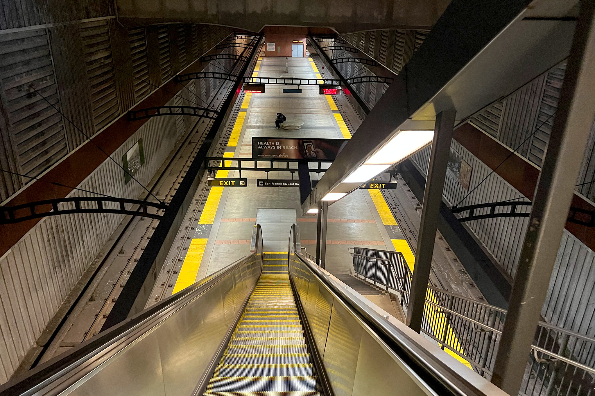 The story behind a BART station's optical illusion