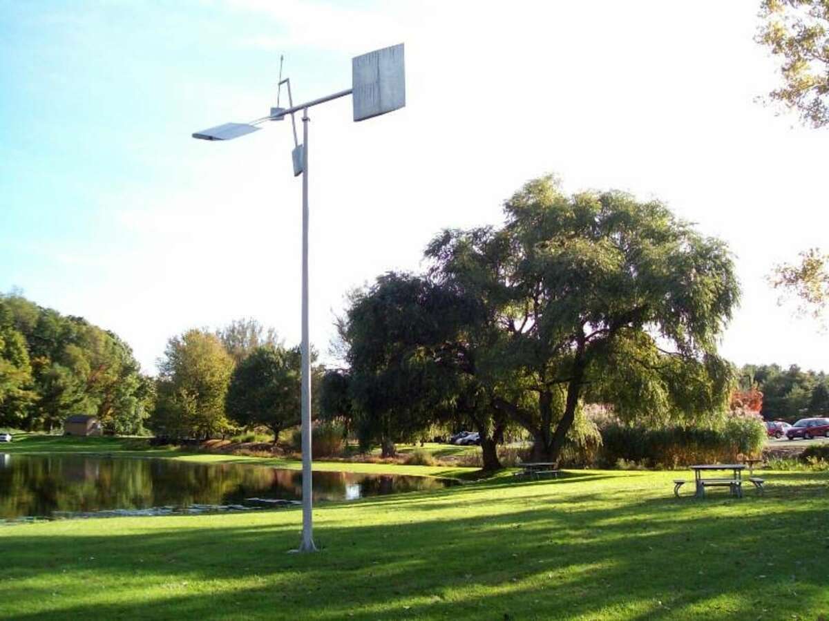 Kinetic art sculpture reinstalled