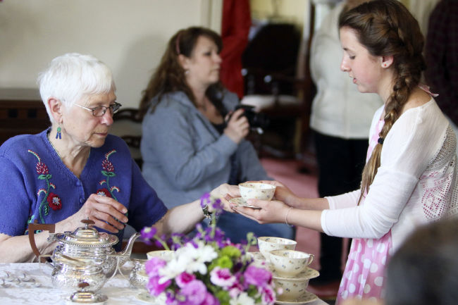 Sixth-grader tea party carries on 75-year-old tradition