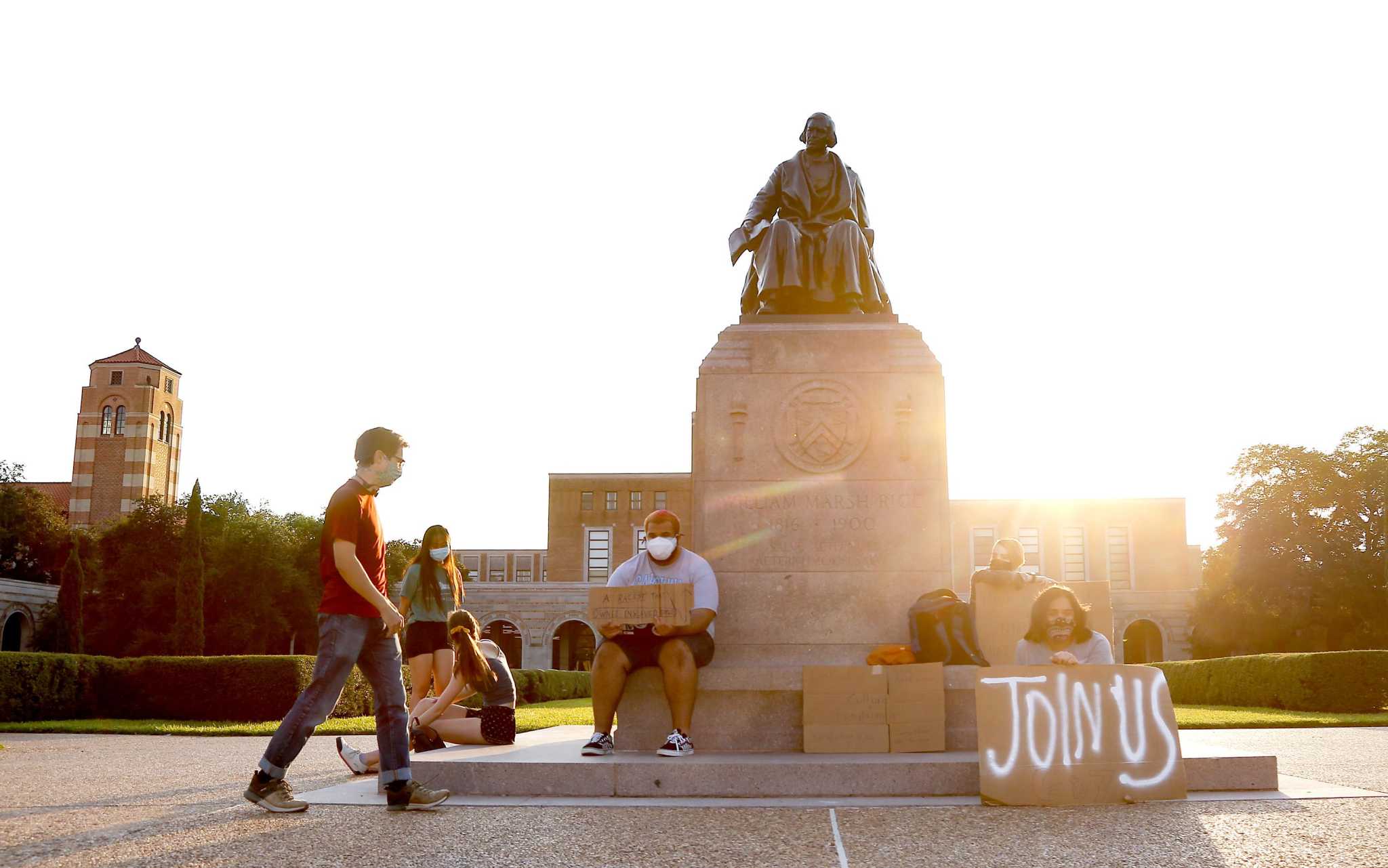 Rice will move founder’s statue to account for racist history