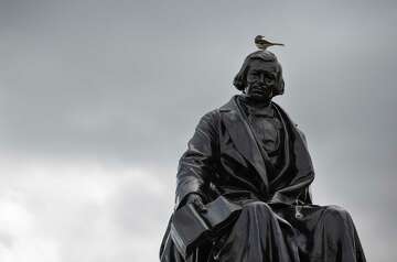 Rice University moves William Marsh Rice's statue, remains