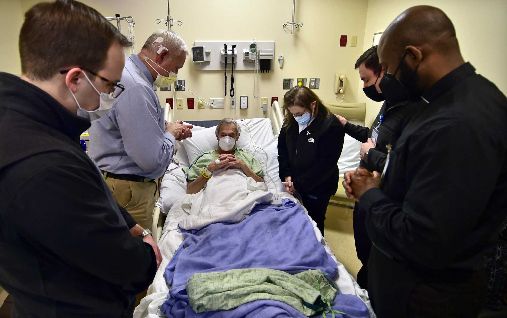 Priests-in-training learn to minister to the sick at St. Vincent’s