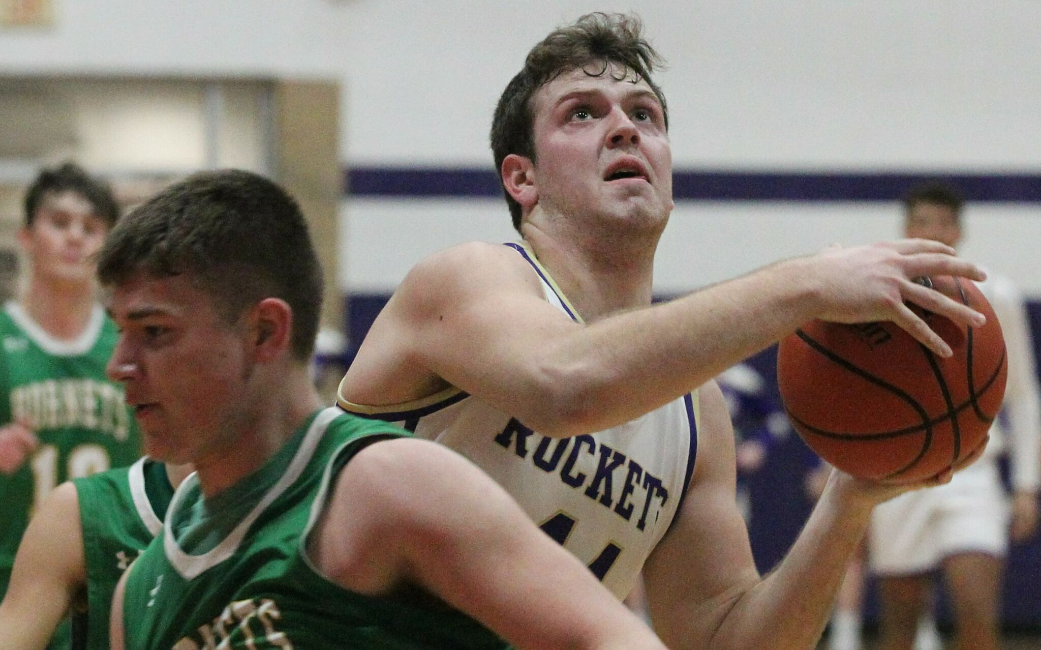 Routt boys' basketball storms past Brown County (with photos)