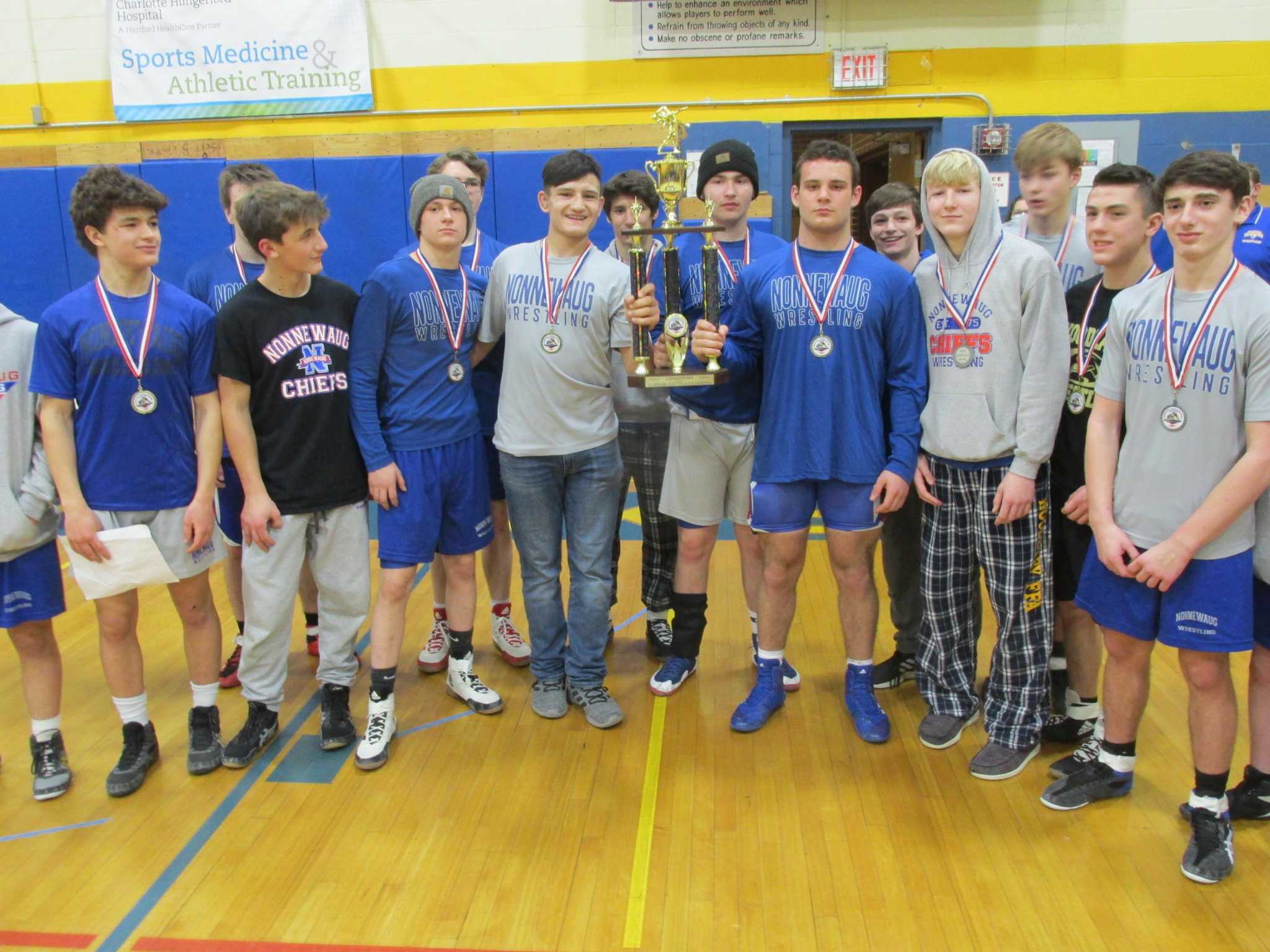 Nonnewaug wrestling wins Berkshire-Valley Postseason Invitational