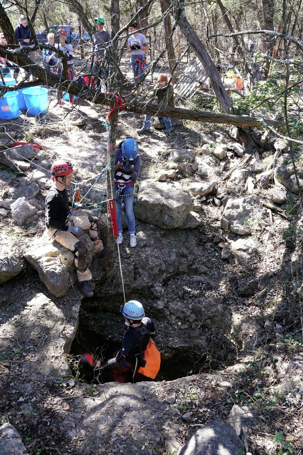 On the lookout for trash: Cavers clean century-old contaminants from ...