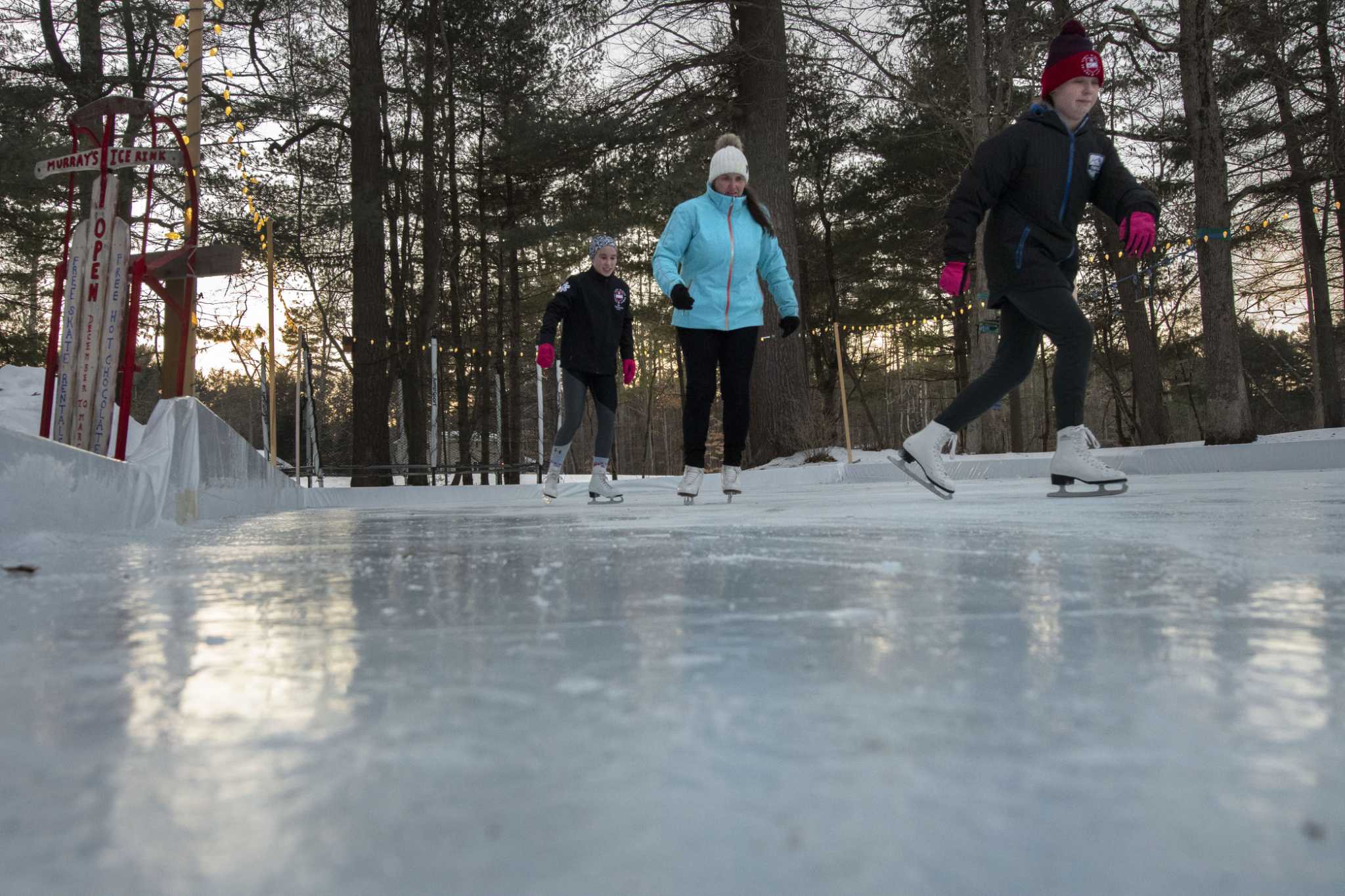 For some families, house isn't home without an ice rink