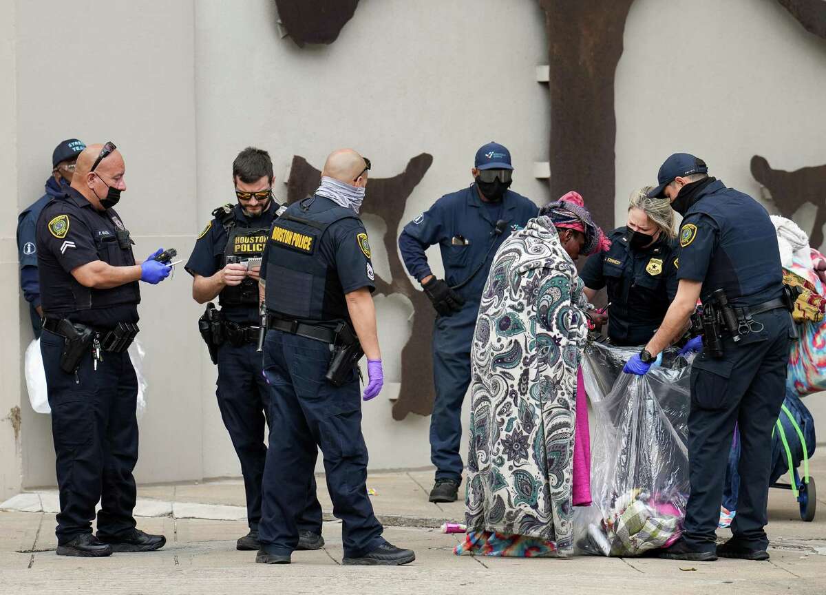 Frustration mounts over Houston rules on sitting, lying on downtown ...