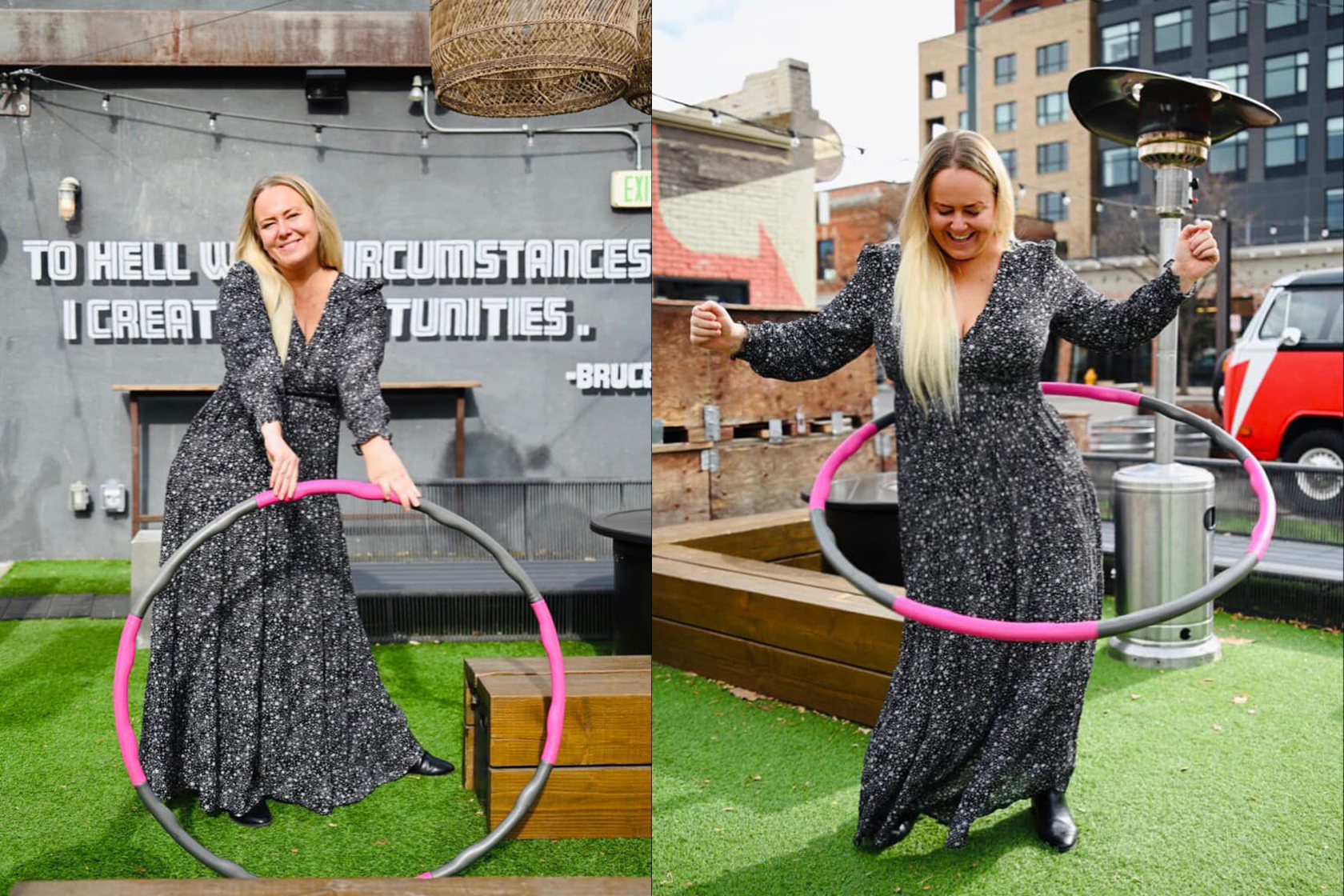 This weighted hula hoop makes my workouts feel less grueling