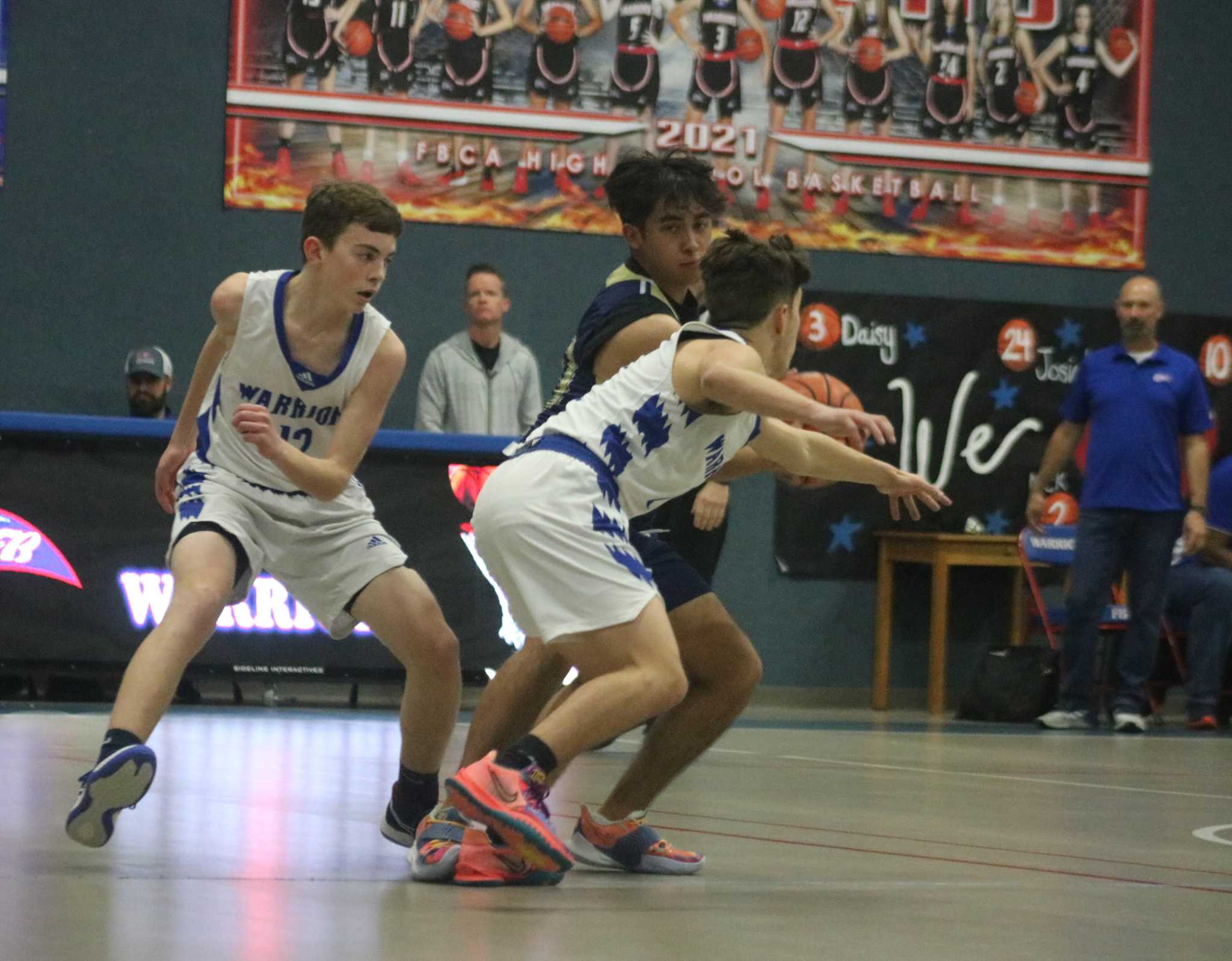 FBCA starts playoffs by downing San Antonio Holy Cross 62-38