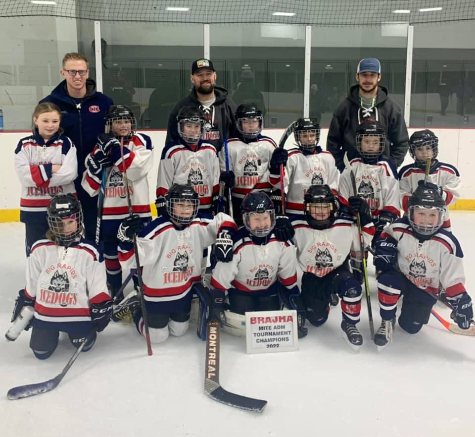 Ice Dogs Mite team wins home tournament