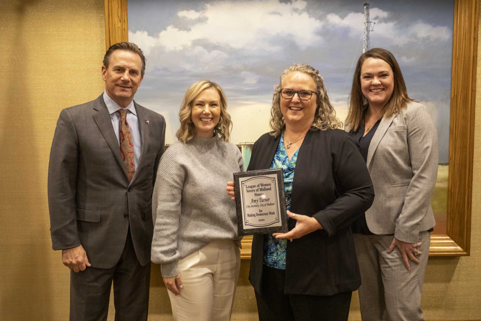 League of Women Voters honors city secretary for 'Making Democracy Work'