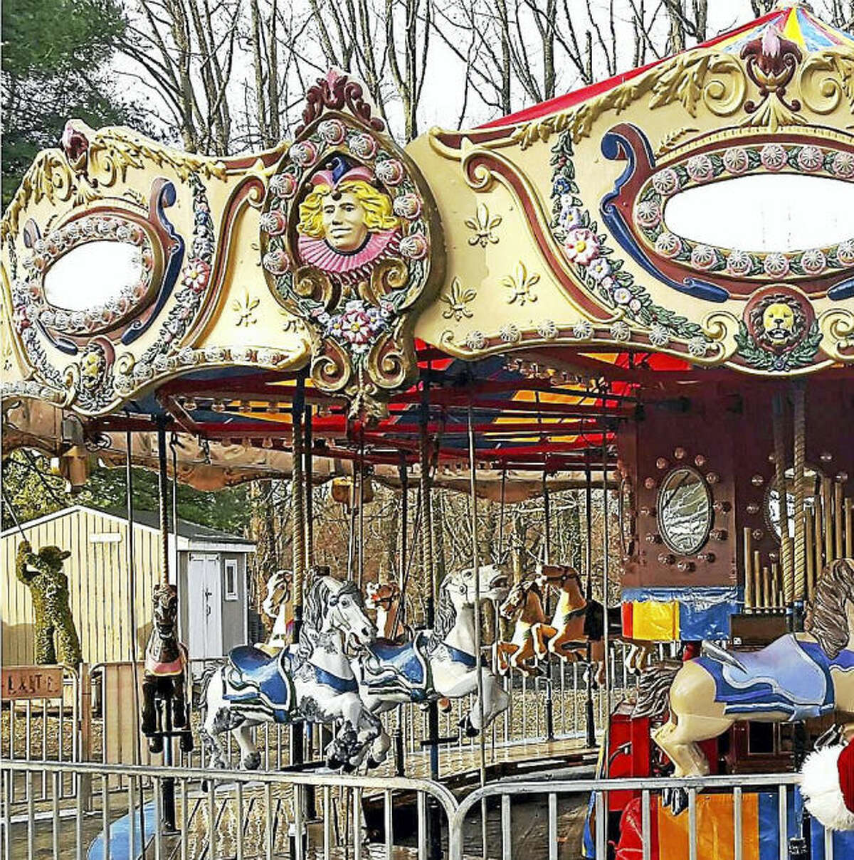 Selfie photo op: Old fashioned carousel at Madison Rotary Carnival to ...