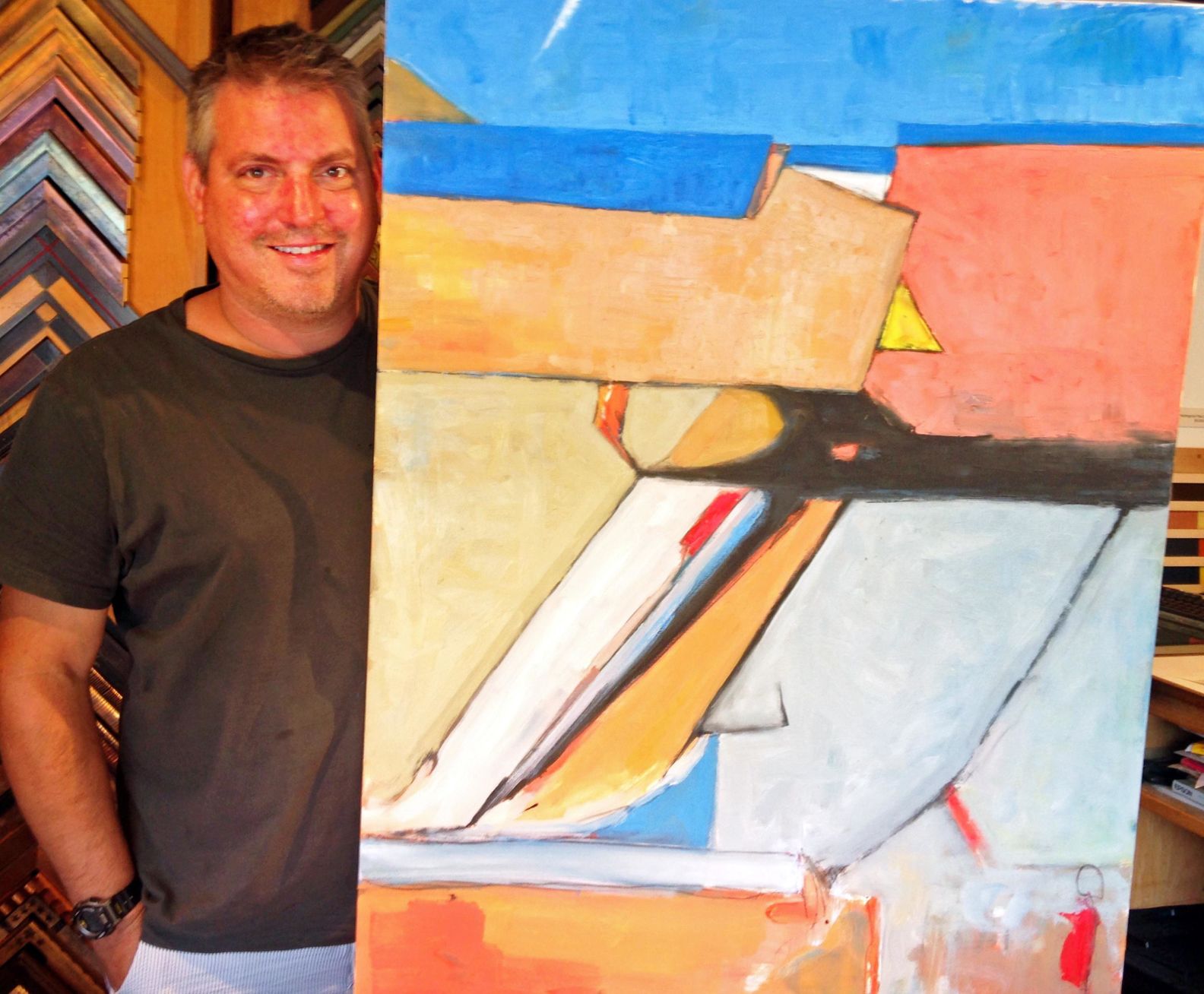 Hey, these shoreline scenes look different; Madison artist at Wall ...