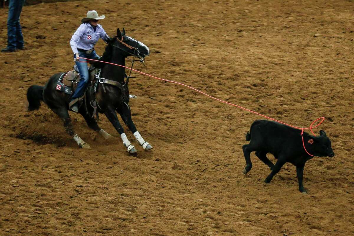 Stephenville cowgirl ropes piece of history