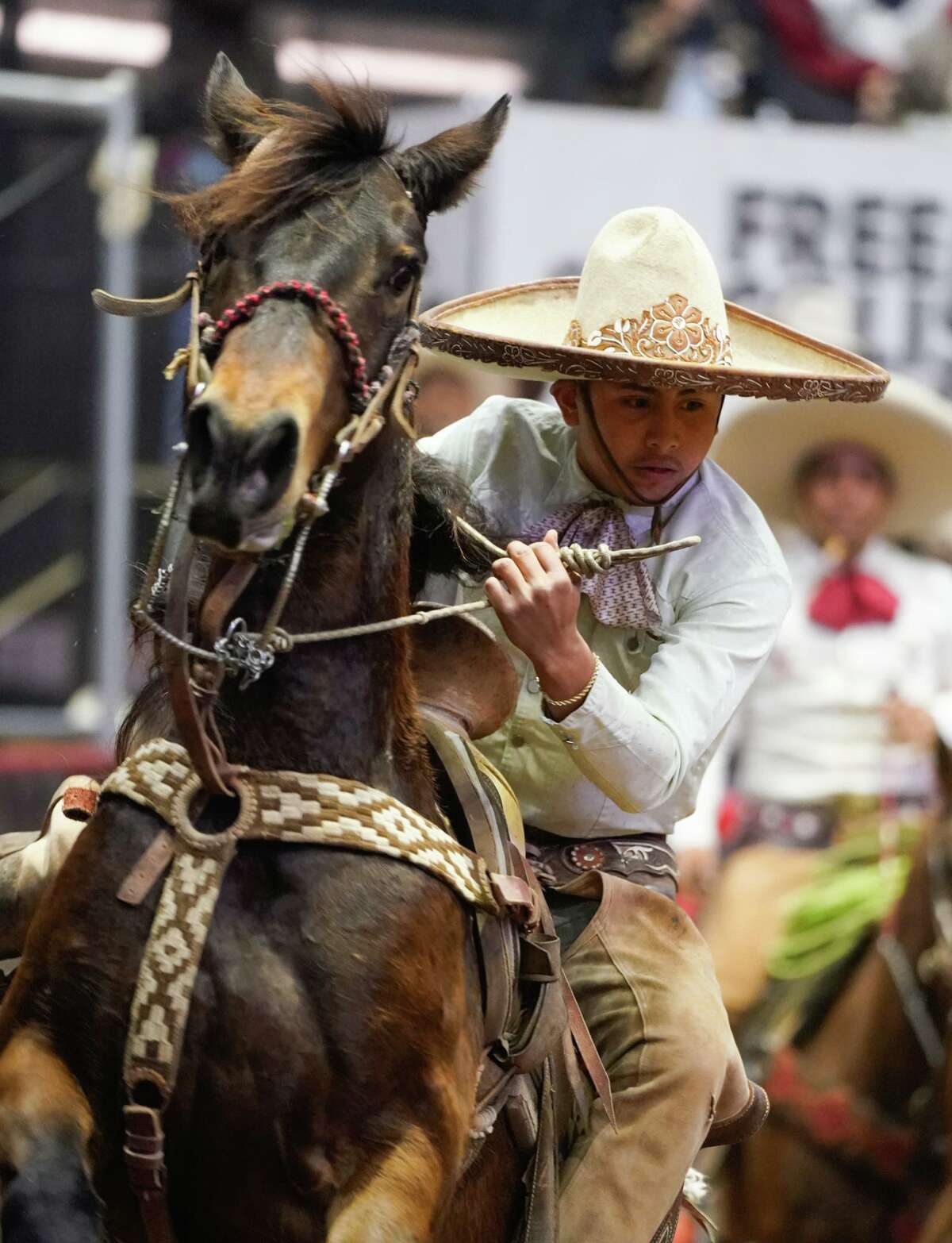 Charros compete for first time in Freeman Coliseum