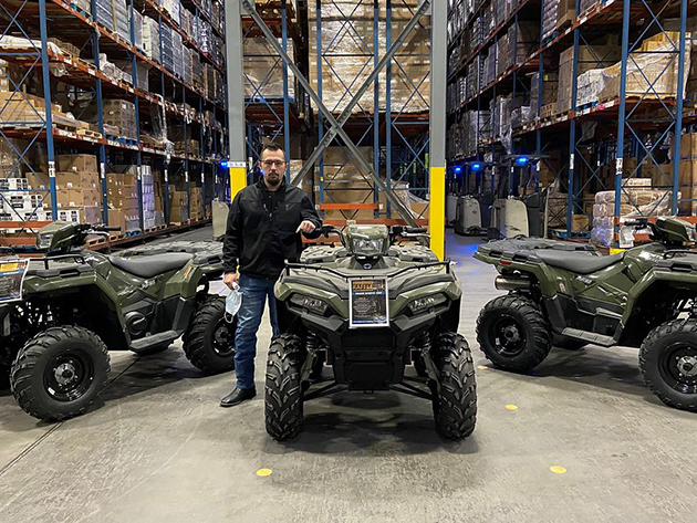 Three win ATVs in Dot Foods raffle
