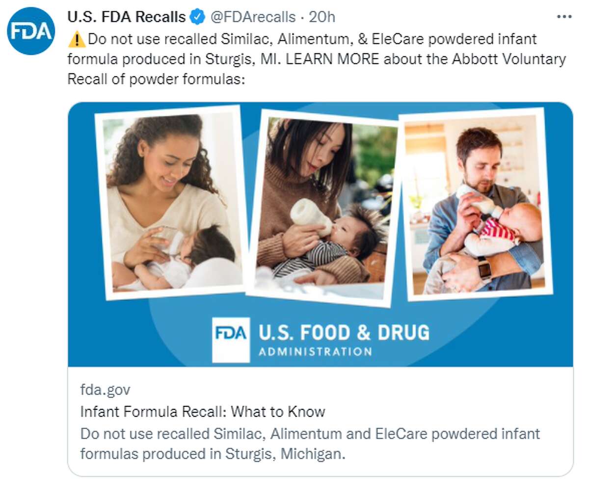 FDA: Texas is among states reporting infant hospitalizations after ...