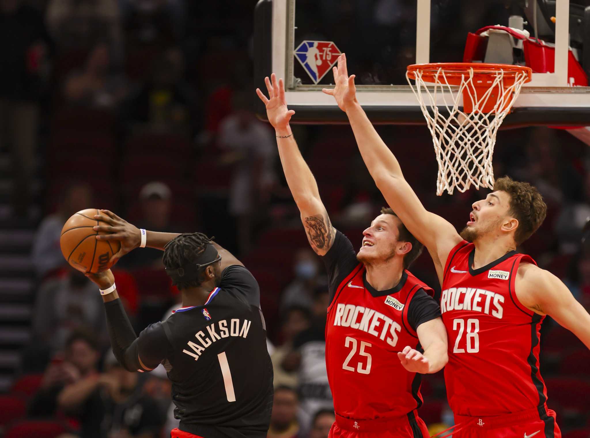 Clippers break game open in third quarter, send Rockets to 10th ...