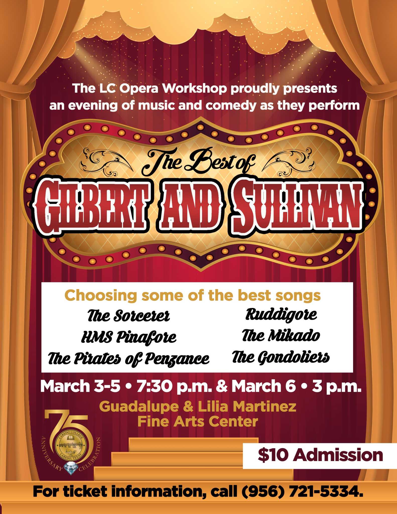 Laredo College opera workshop: The best of Gilbert and Sullivan