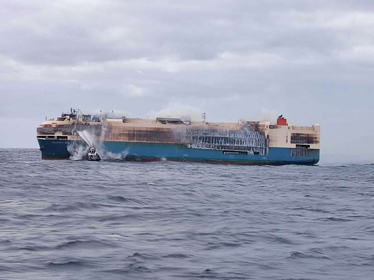 Cargo ship carrying luxury cars headed to Connecticut sinks in Atlantic